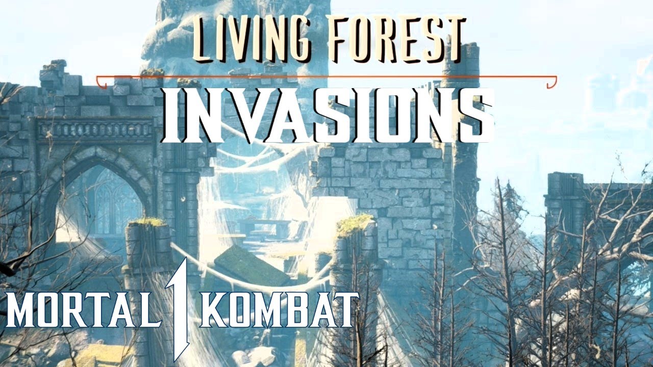 Mortal Kombat 1 - Living Forest Full Walkthrough (Invasions Mode) - YouTube