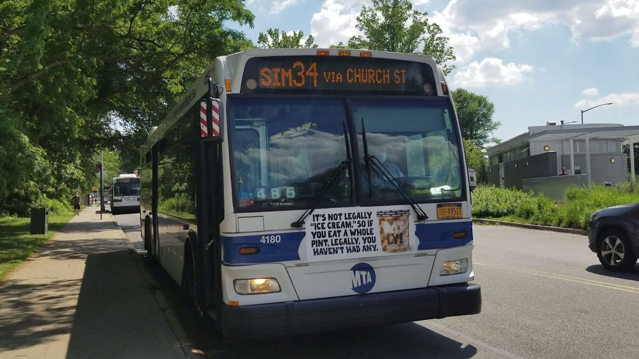 MTA: Fort Totten bus action with codebreaks - YouTube