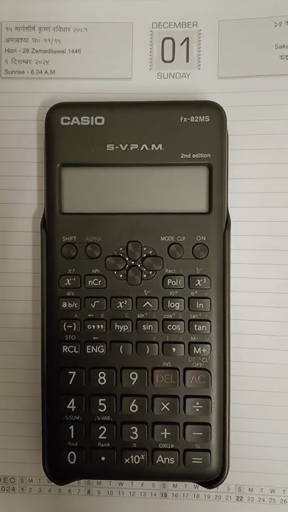 How To Reset Scientific Calculator | CASIO fx-82MS #shorts #casio - YouTube