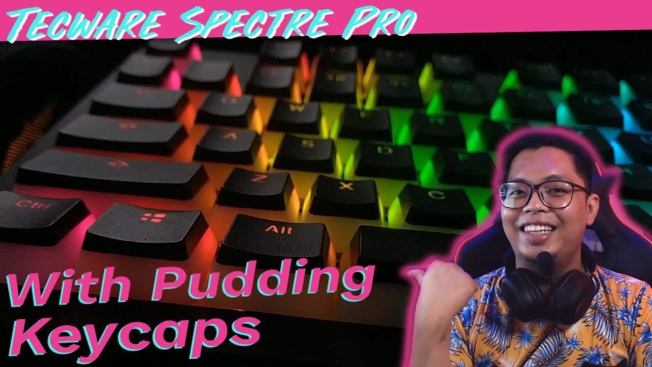 Tecware Spectre Pro Blue Switch w/ Pudding Keycaps Review 2020 | Tech ...