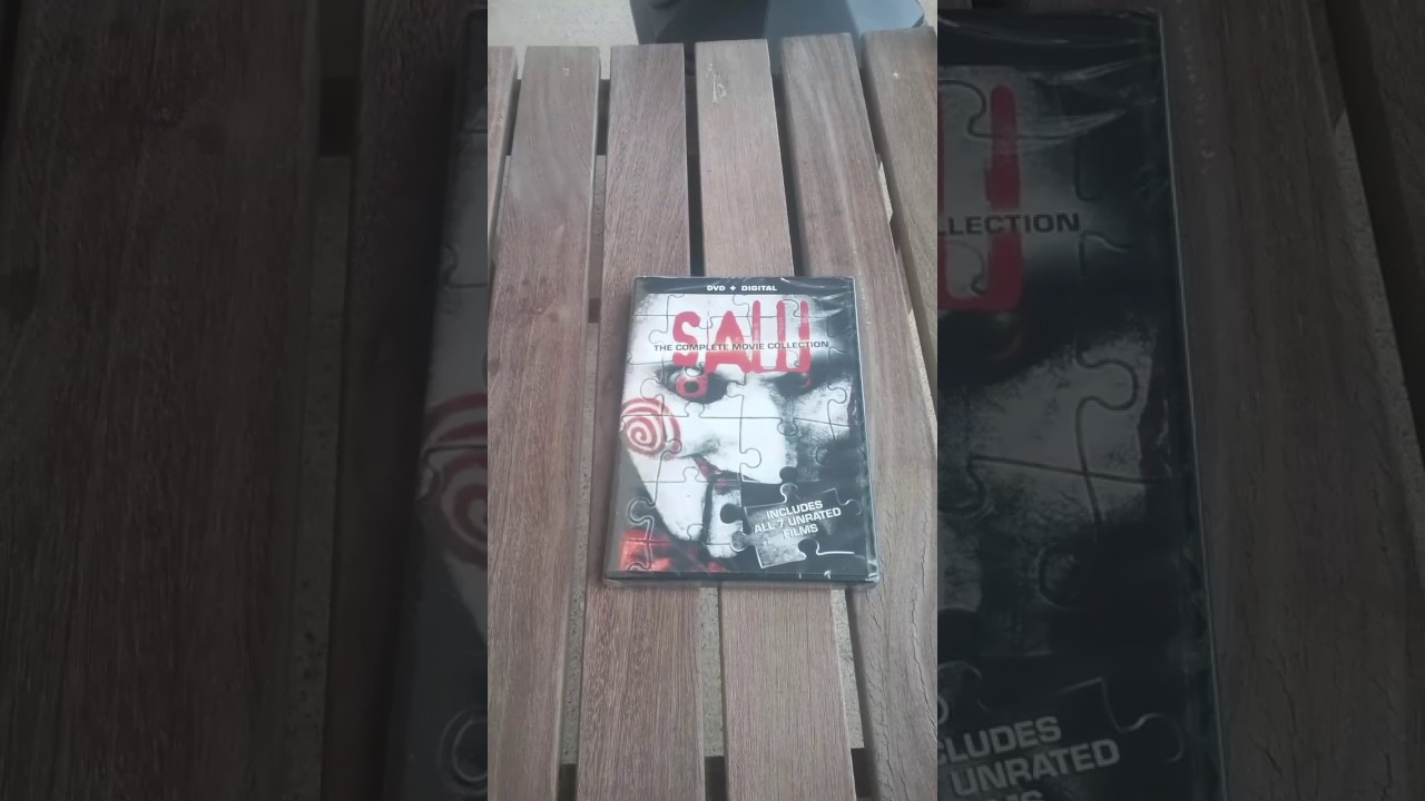 Saw the complete movie collection unboxing - YouTube