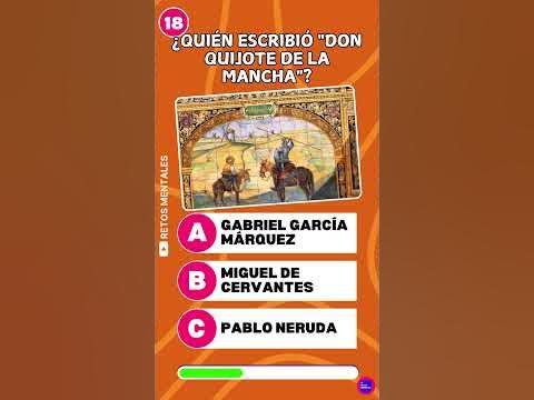 🧠 ¿Quién escribio "Don Quijote de la mancha"? - YouTube