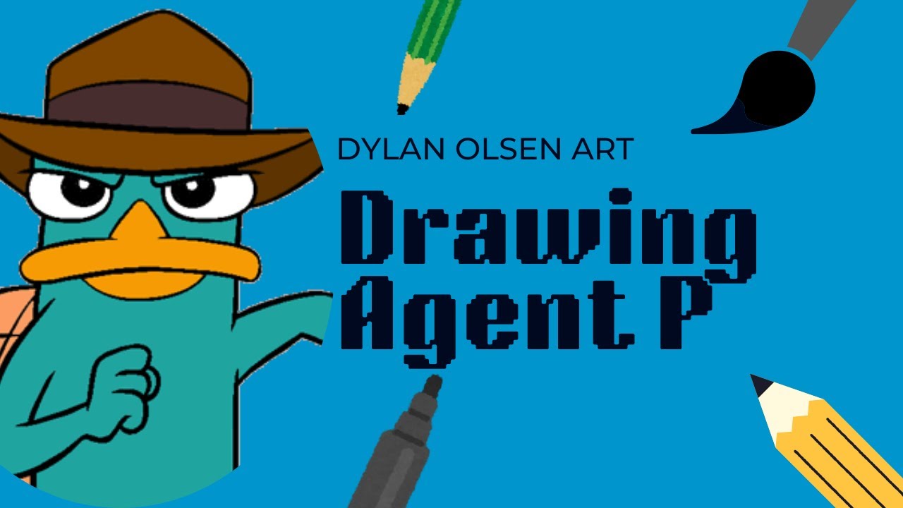 How to Draw Agent P from Disney’s Phineas and Ferb) - YouTube