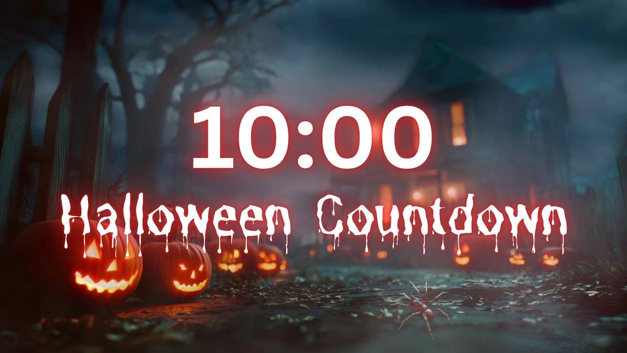 10 MINUTE HALLOWEEN TIMER 🎃 | Spooky Countdown with Halloween Music ...