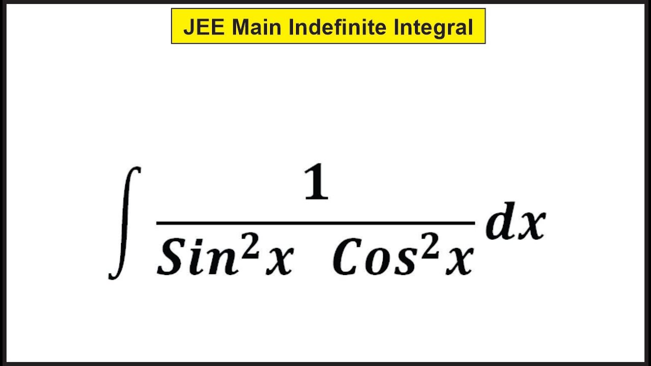 Basic Calculus JEE Main Indefinite Integral Amit M. Agarwal || Integral ...