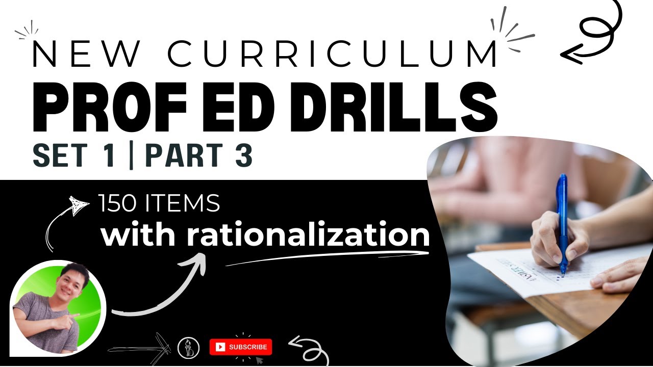 PART 3 | SET 1 | Prof Ed LET Reviewer with Rationalization | ProfEd ...