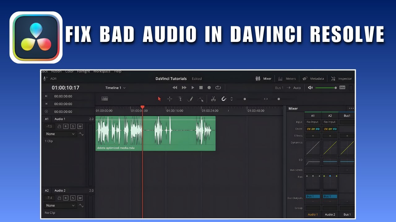 How to Fix Bad Audio in Davinci Resolve 2026 - YouTube