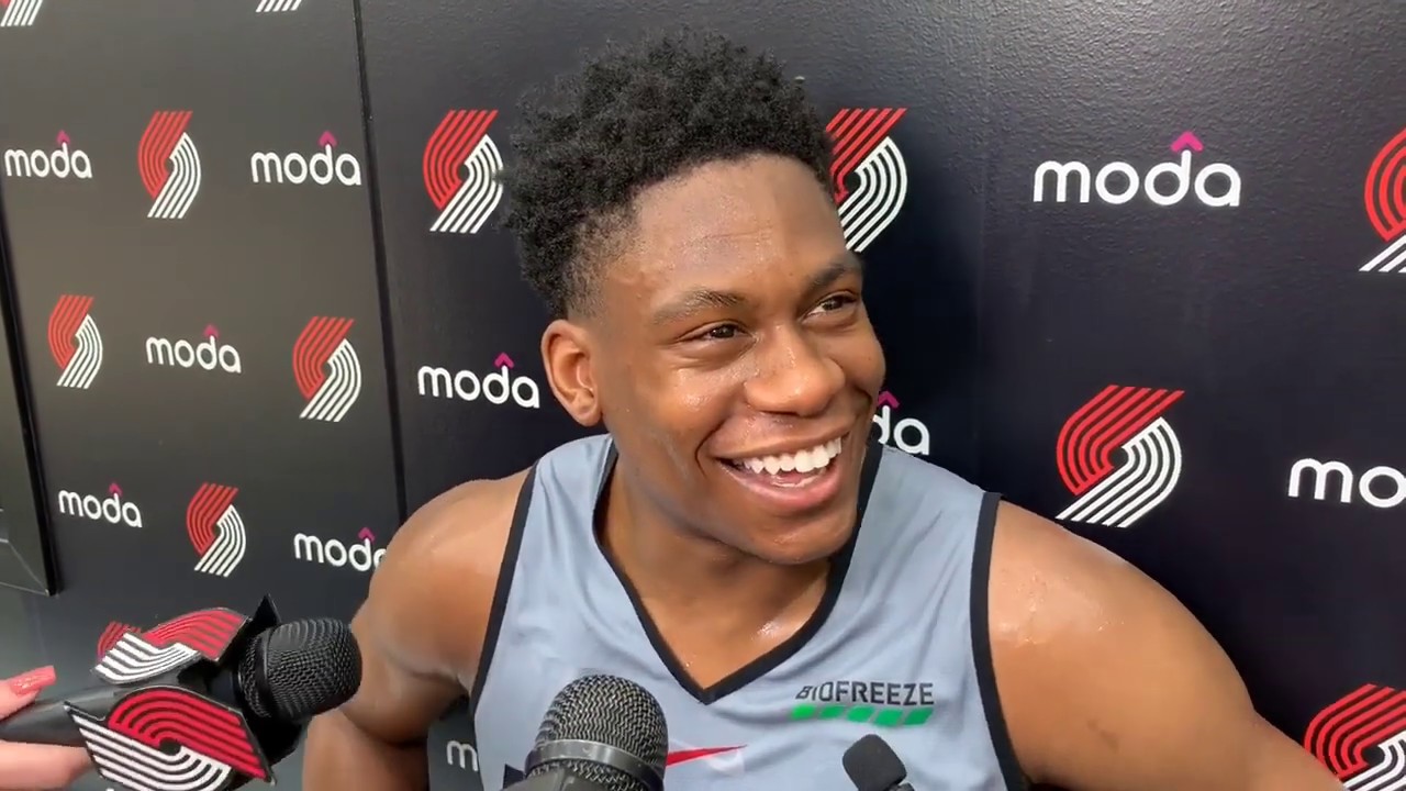 Admiral Schofield discusses predraft workout for Portland Trail Blazers ...