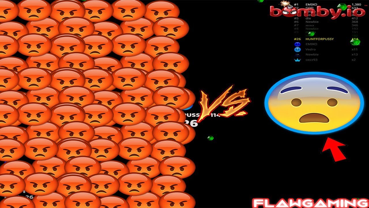 1 VS 1000 Impossible Gameplay! Bomby.io Funny moments! - YouTube