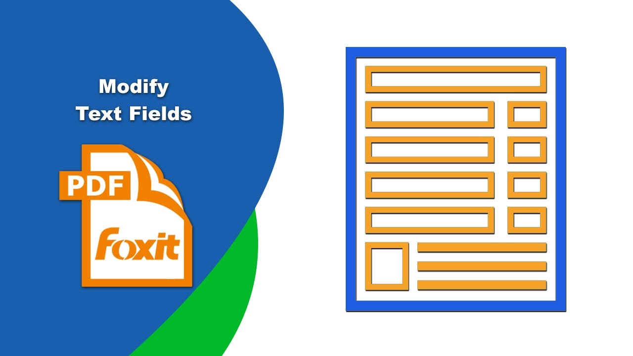How to Edit Fillable Text Fields in a Fillable PDF Form in Foxit PDF ...