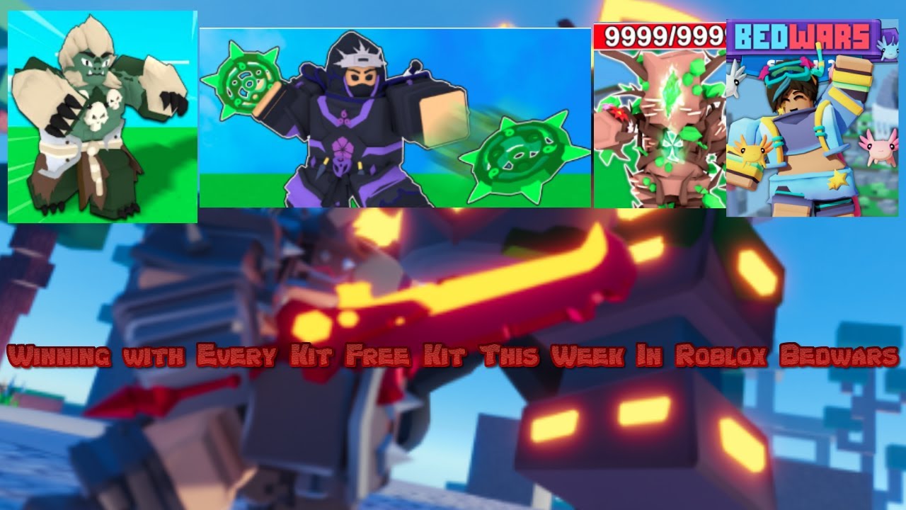 Playing And Winning With Every Kit In ROblox Bedwars - YouTube