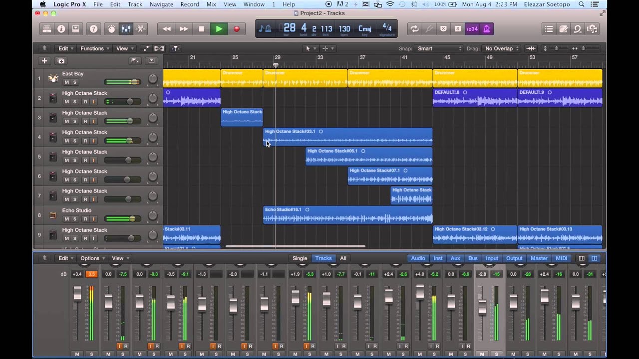 Logic Pro X: Rock Project by Eleazar - YouTube