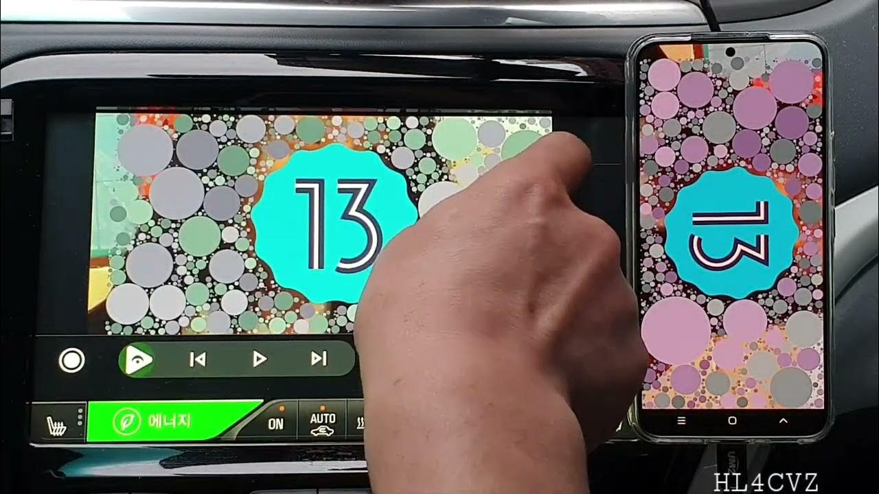 안드로이드 버전 13 안오미 미러링 프로그램 (CarStream, Fermata Auto, Screen2Auto) Not root - YouTube