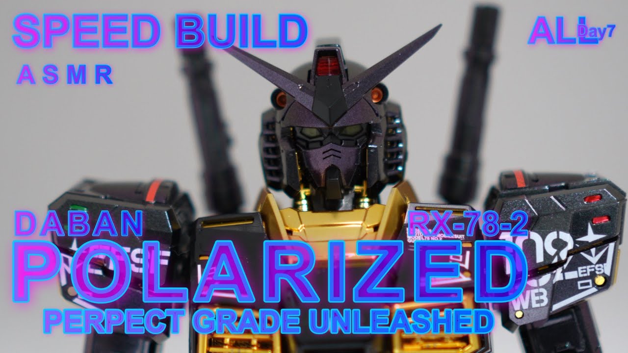 Daban PG Unleashed polarized coating 1/60 RX-78-2ㅣSpeed BuildㅣModel Kit ...