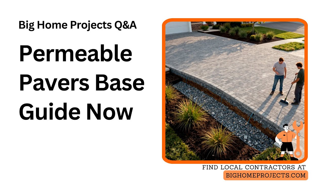 Permeable Paver Base Depth Geotextile Edge Restraint Guide - YouTube