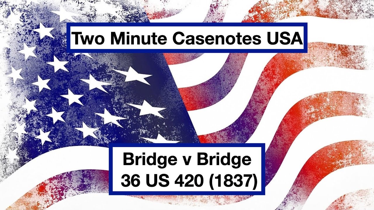 Bridge v Bridge (Role of state government) - YouTube