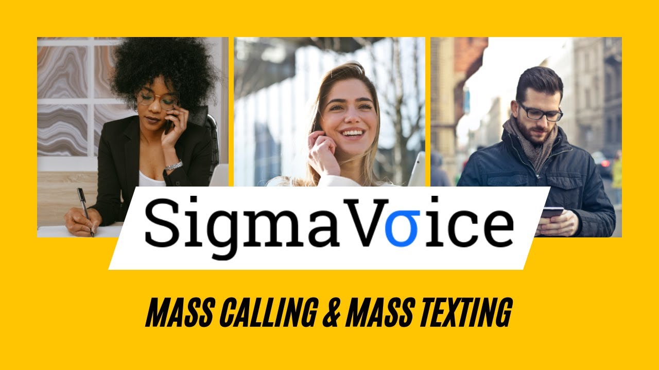 Revolutionize Your Communication w/ Sigma Voice Mass Calling & Texting ...