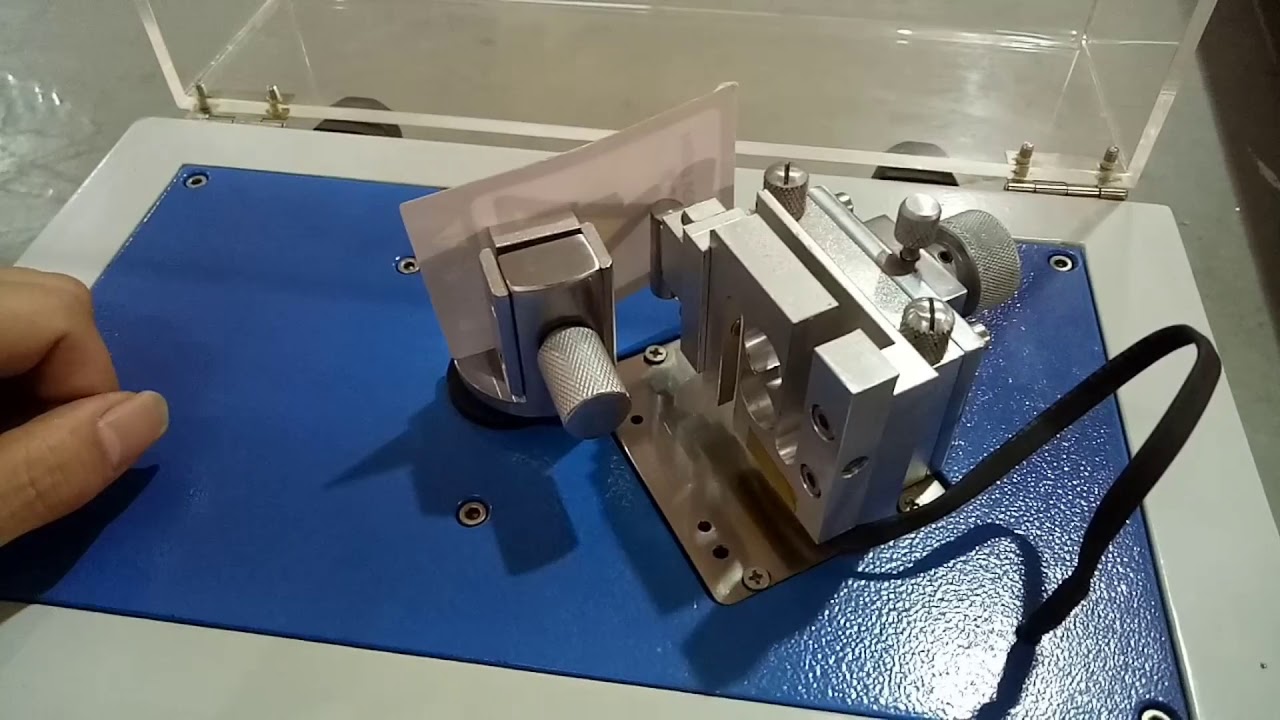 Bending Stiffness tester - haida equipment - YouTube