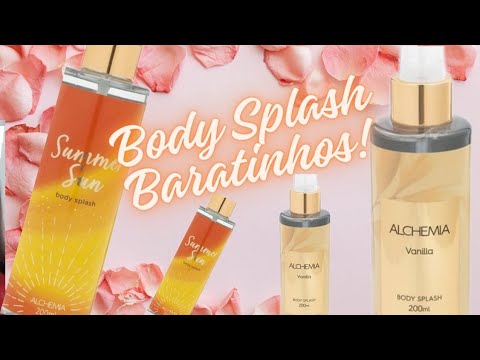 SUMMER SUN E VANILLA BODY SPLASH DA RENNER / BODY SPLASH BARATOS/FIQUE ...