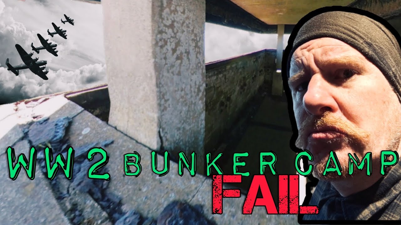 WW2 Bunker Camping Fail + Treasure Hunting - YouTube