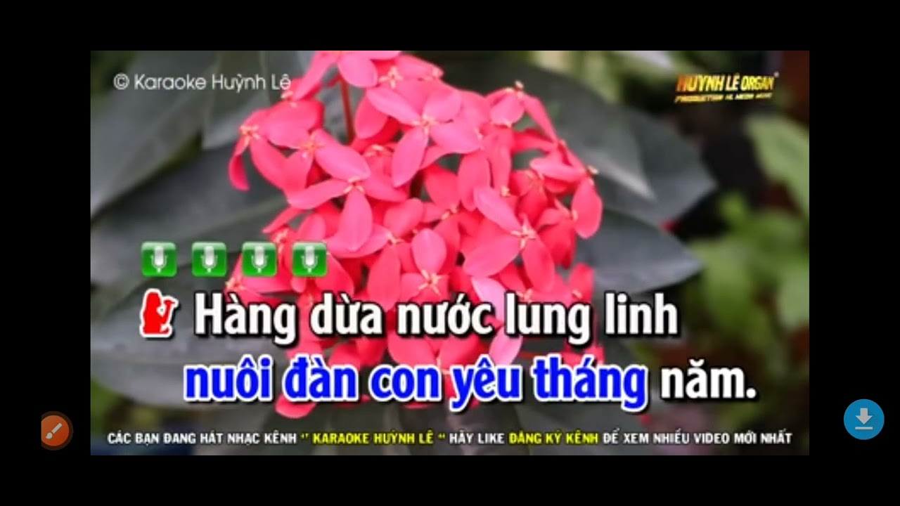 caraoke dòng sông quê em. song ca. - YouTube