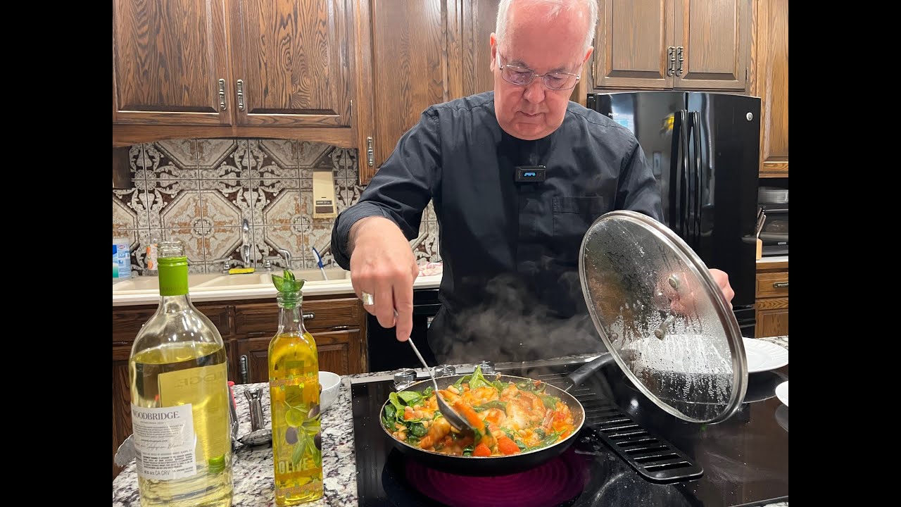 Rectory, Set, Cook! IV: Bishop Joseph C. Bambera, Sauteed Shrimp w ...