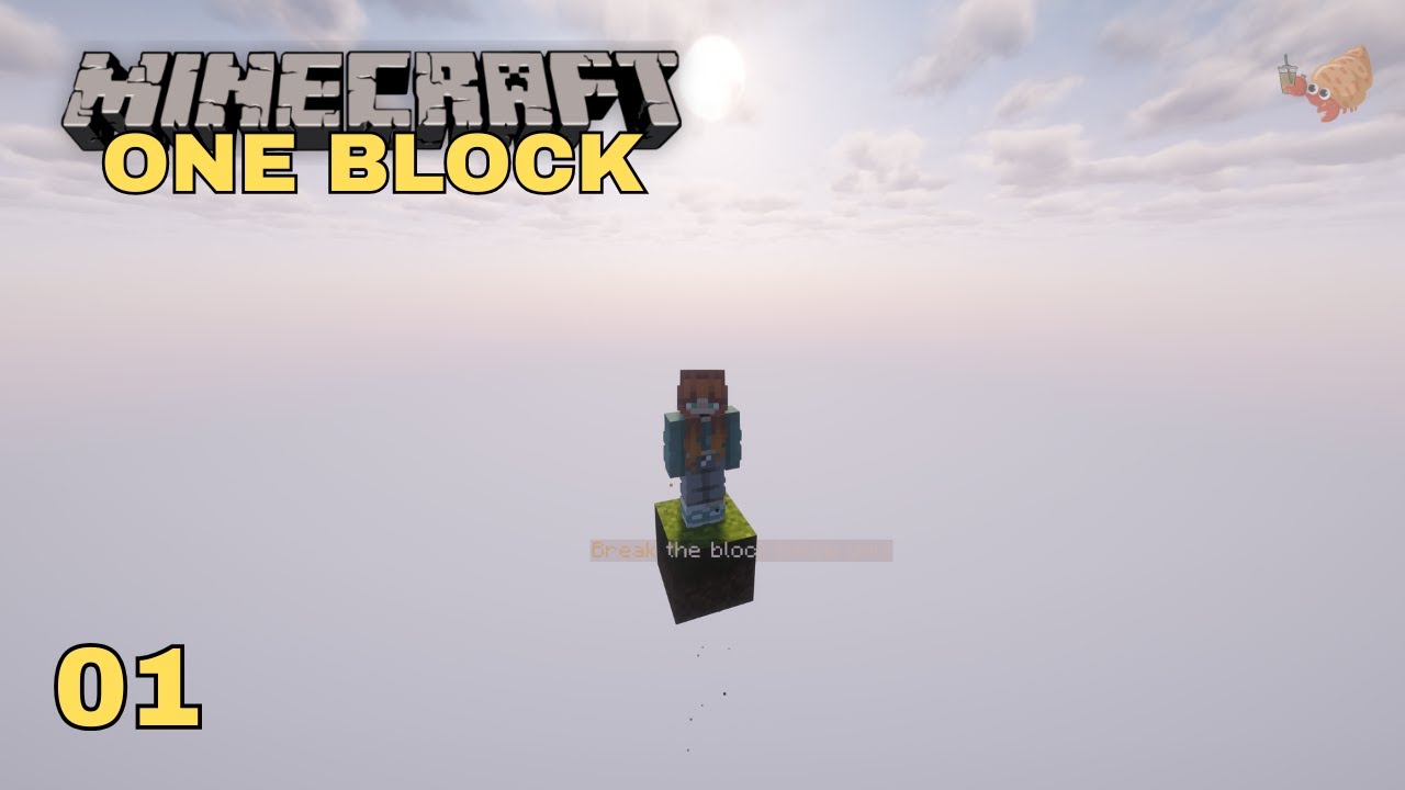 A Rough Start to Minecraft One Block | Longplay 01 (No Commentary ...