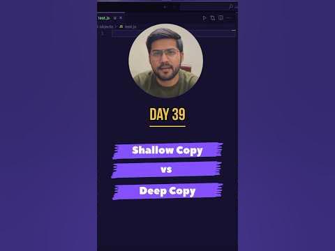Shallow vs Deep Copy in JavaScript #75hardchallenge #javascript - YouTube
