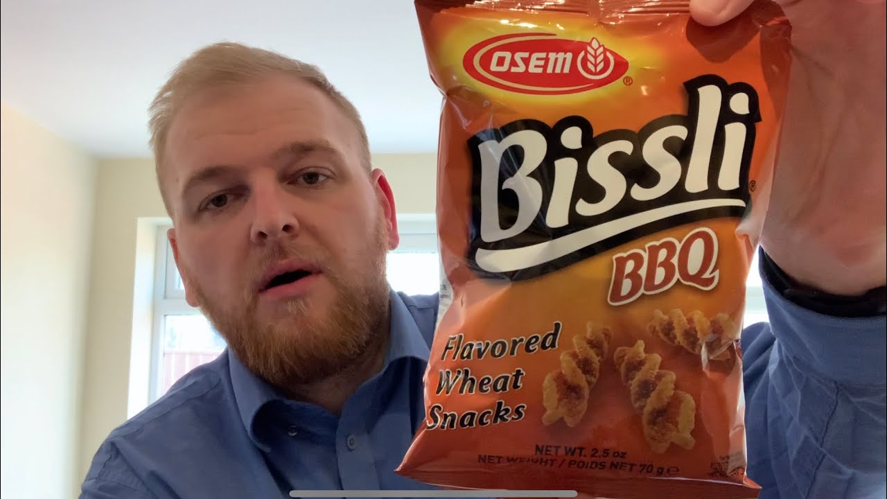Osem Bissli BBQ Flavoured Wheat Snacks - Review (Israel🇮🇱) - YouTube