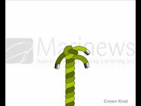 How to Tie Crown Knot - YouTube