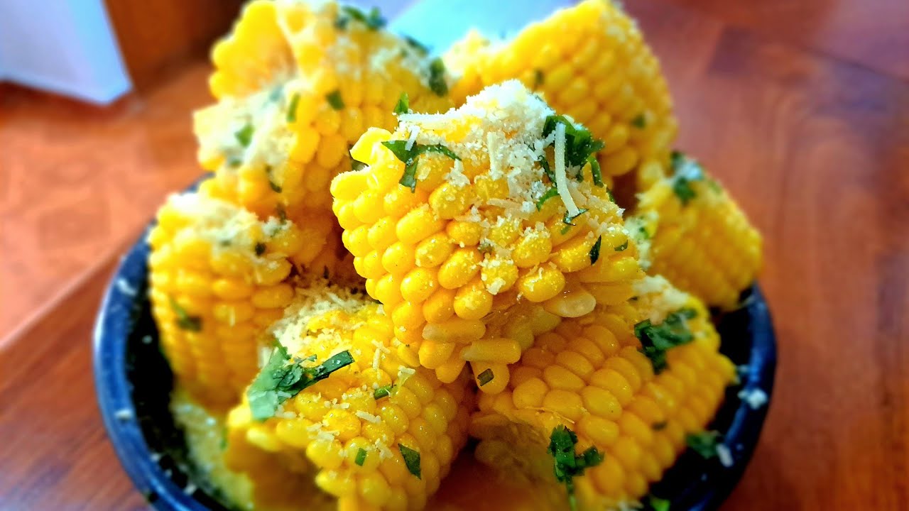 Elotes/Mazorcas con queso parmesano - YouTube