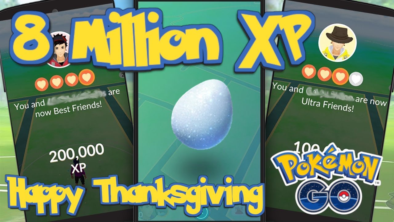 8 Million Pokémon GO XP through the power of friendship - YouTube