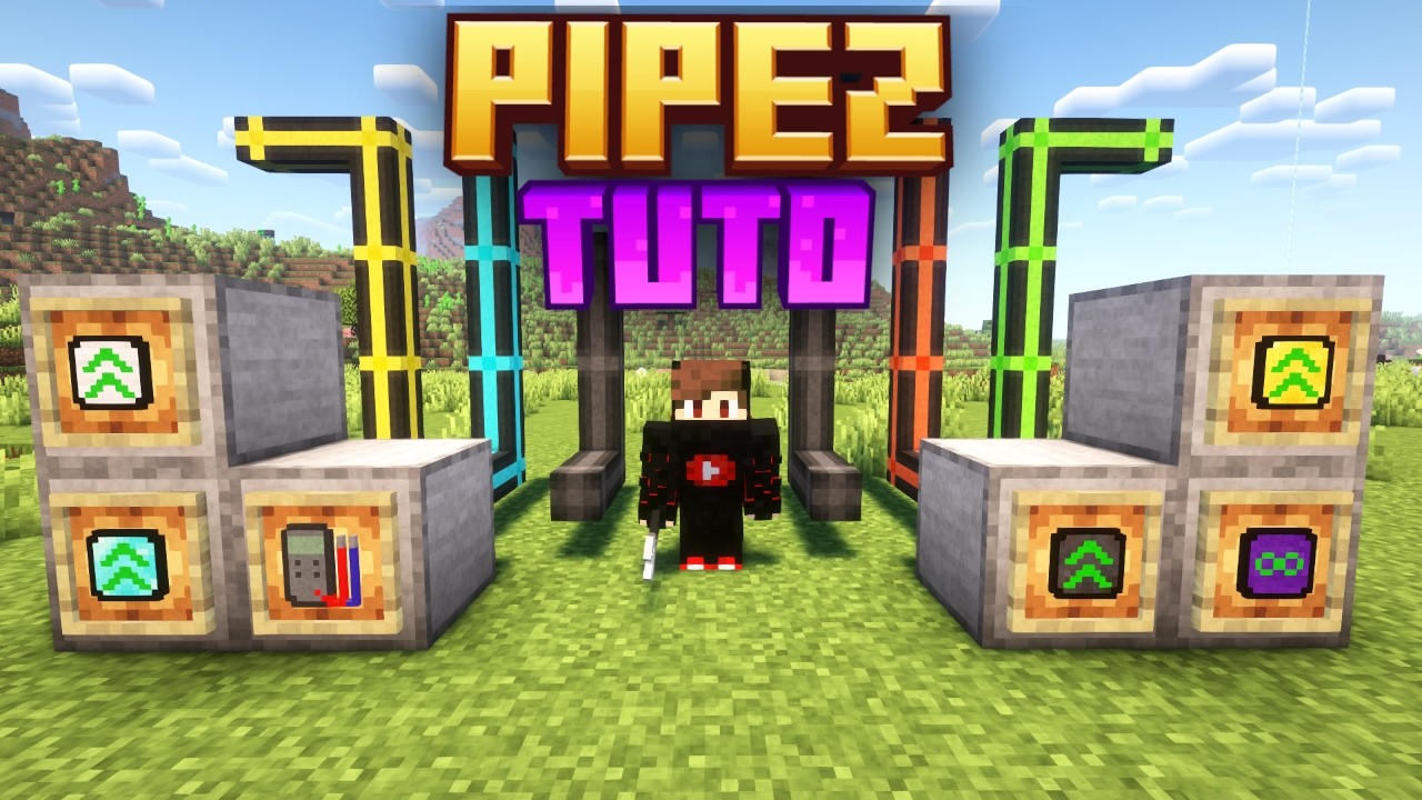 DES CABLES AUTOMATIQUE SUR MINECRAFT : TUTO MOD PIPEZ 1.21.3 [FR] - YouTube