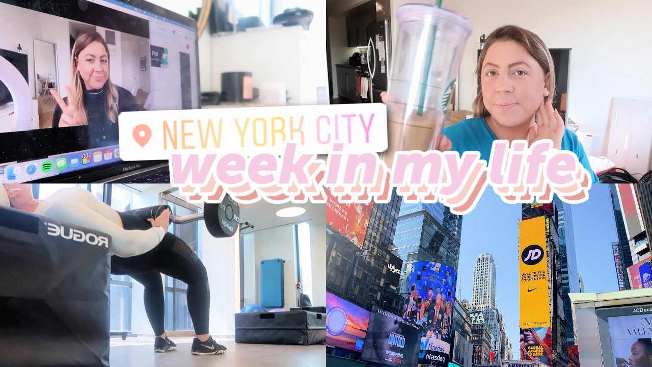 week in my life: job interview, book club, exclusive nyc broadway tour ...