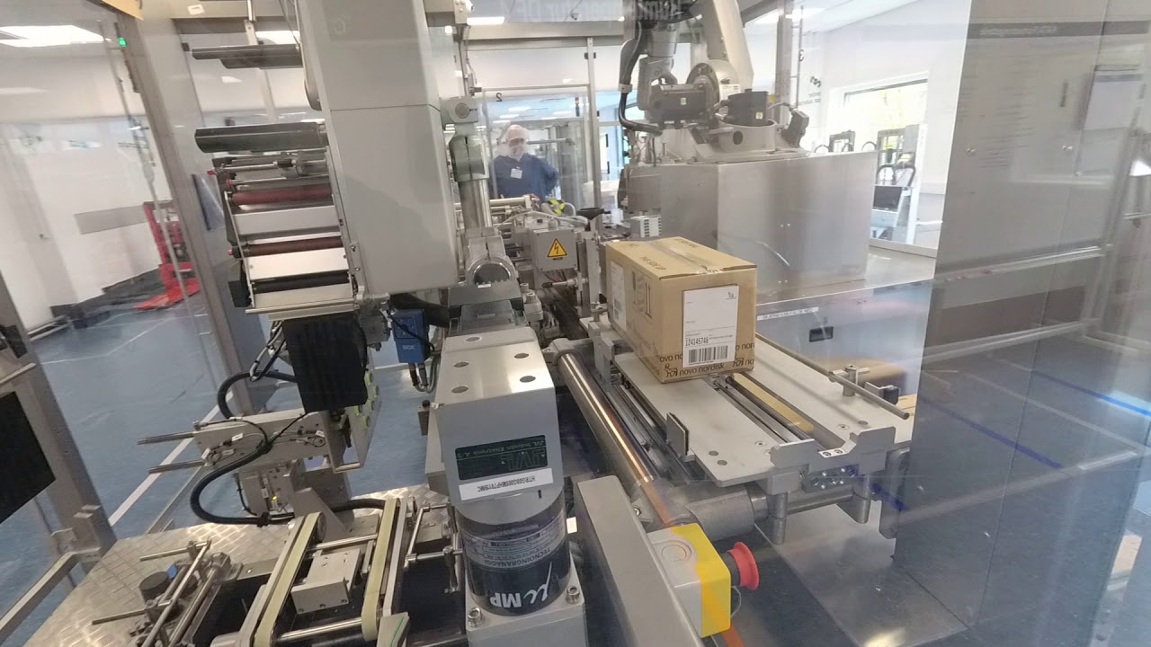 Wrapping - Case packer and palletizer Pester EVP2 Compact - YouTube