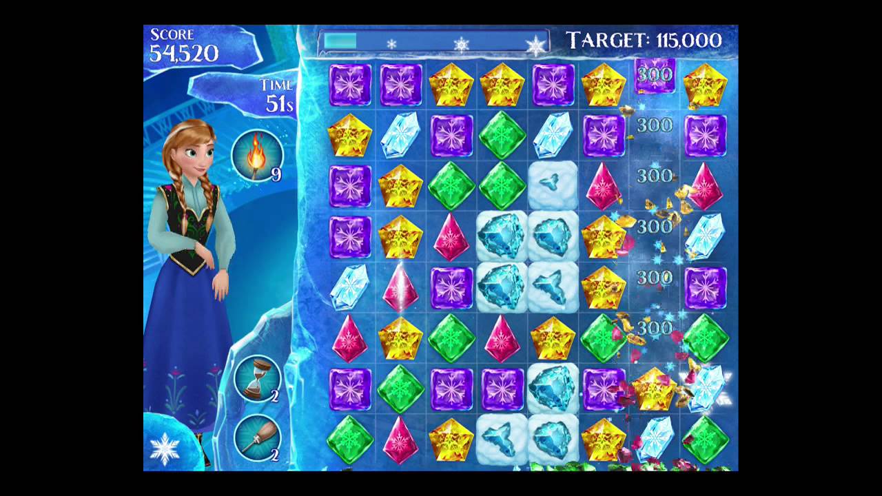 Disney Frozen Free Fall Level 157 - YouTube