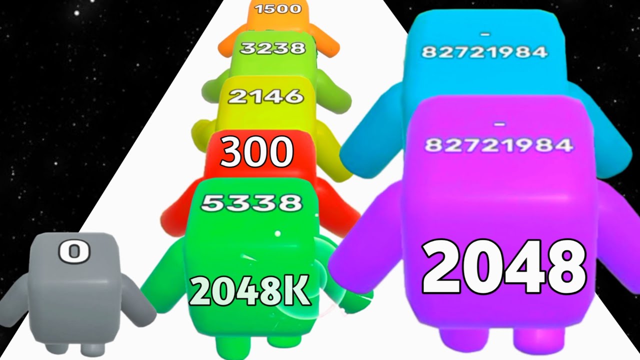 Level Up Numbers vs Circles Run - ASMR Gameplay (Max Level, Math Game ...