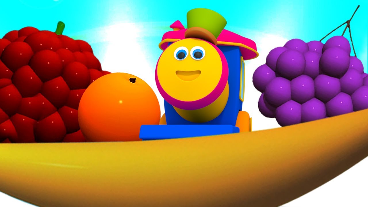 bob o trem | frutas para crianças | vídeo educacional | Bob Fruits ...