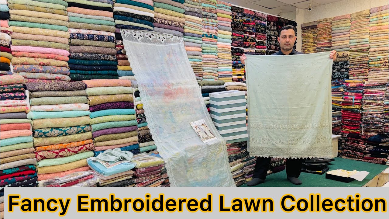 Luxury Embroidered Fancy | Lawn Collection | Tawakkal & Abisha Brand 👗👗 ...