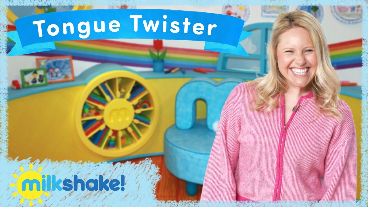 Milkshake! Studio Games | Tongue Twister | Olivia - YouTube