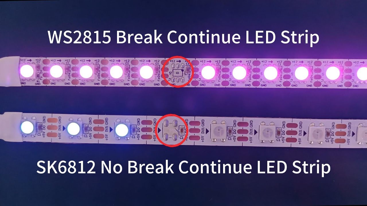What is Break Continue or Breakpoint Resume of Addressable LED Strip ...
