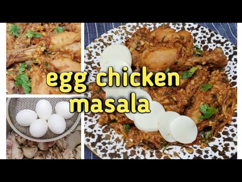 Egg chicken masala recipe By Rabia Shahbaz food secret/how to make ...