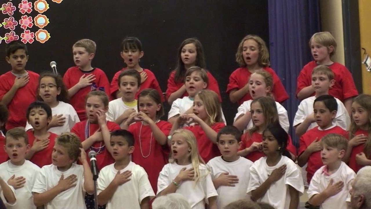 Pringle Elementary 2nd Grade Patriotic Program 2017 - YouTube