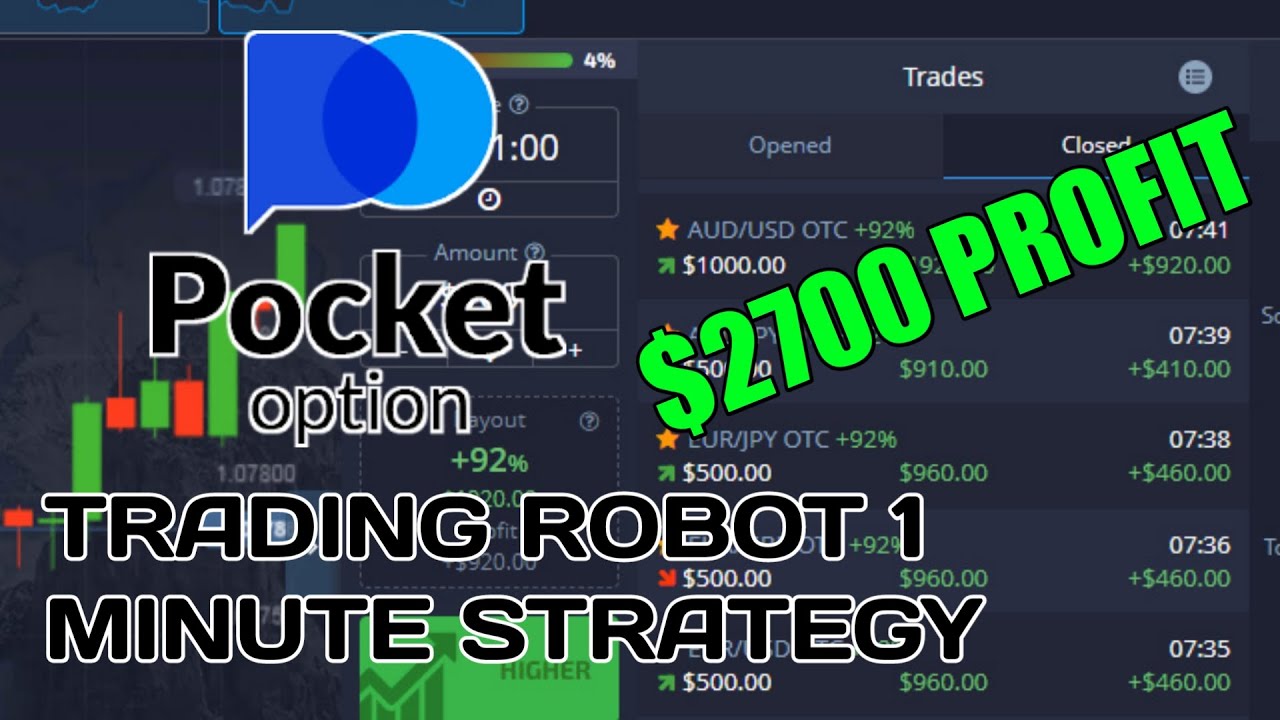 Pocket Option Trading Robot 1 Minute Strategy || $2700 Profit - YouTube