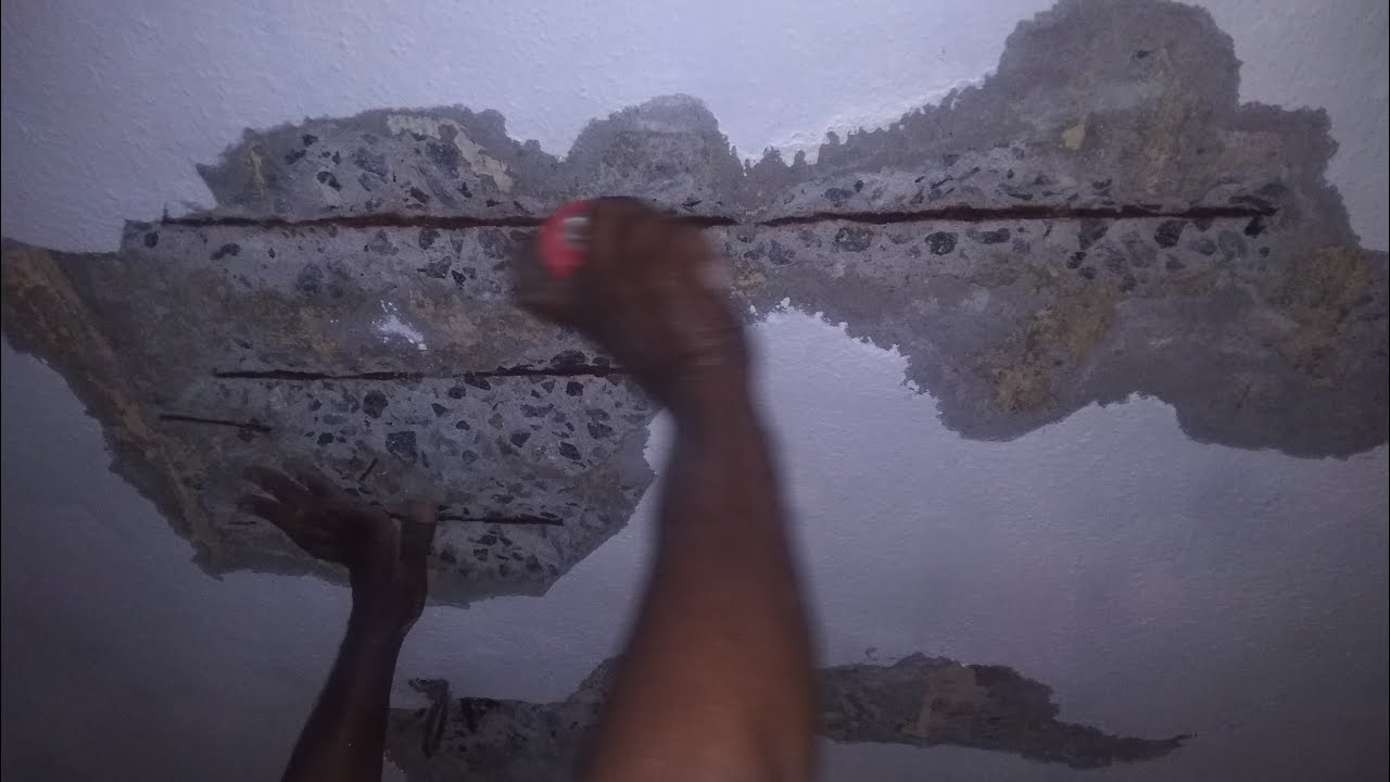 Old house repair work | ceiling Renovation work | how to repair damaged ...