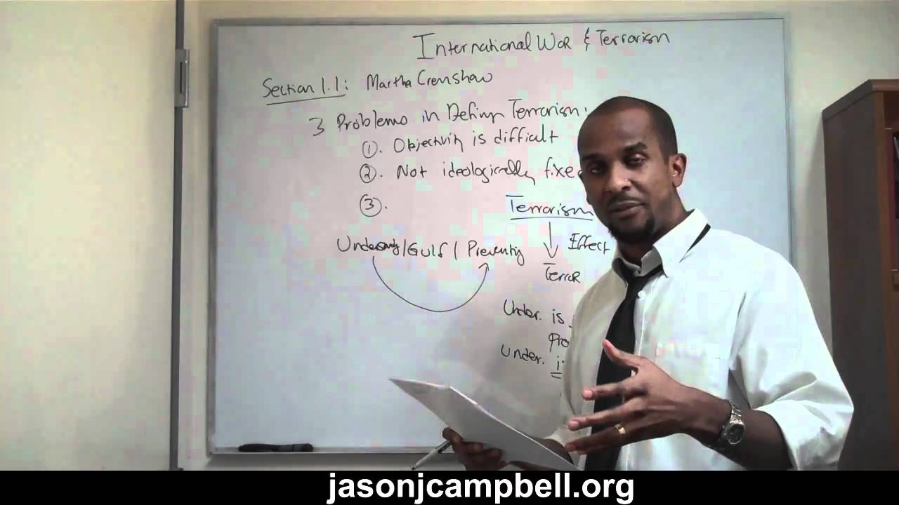 3. International War and Terrorism Lecture - YouTube