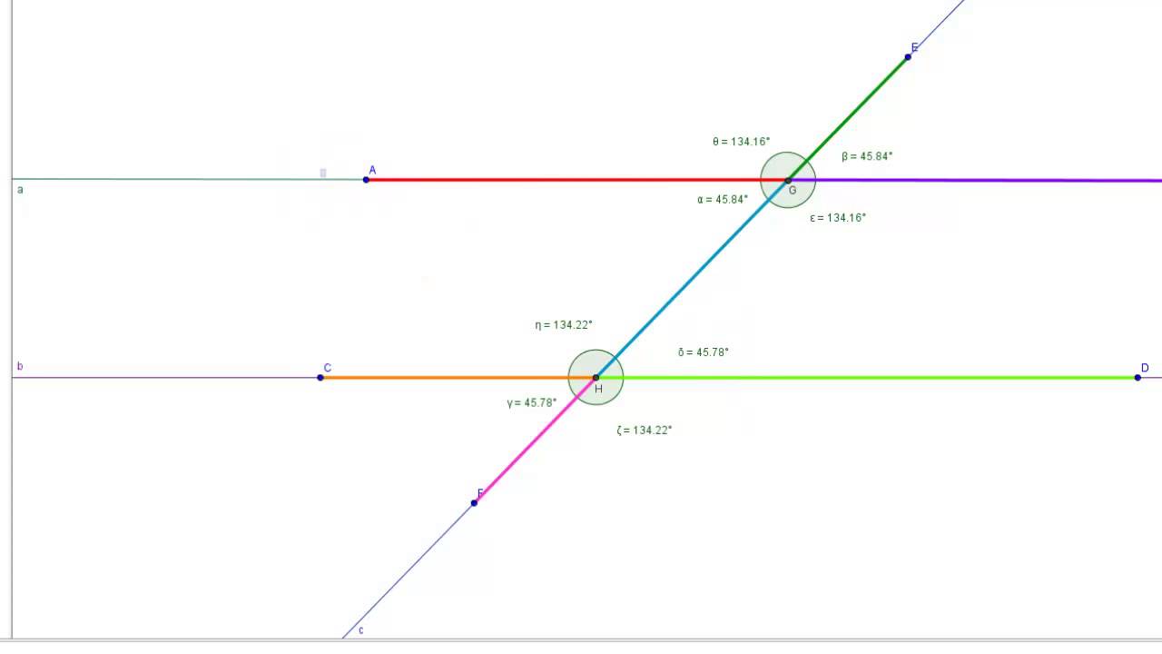Geometria Plana Ângulos e retas paralelas e transversais - YouTube