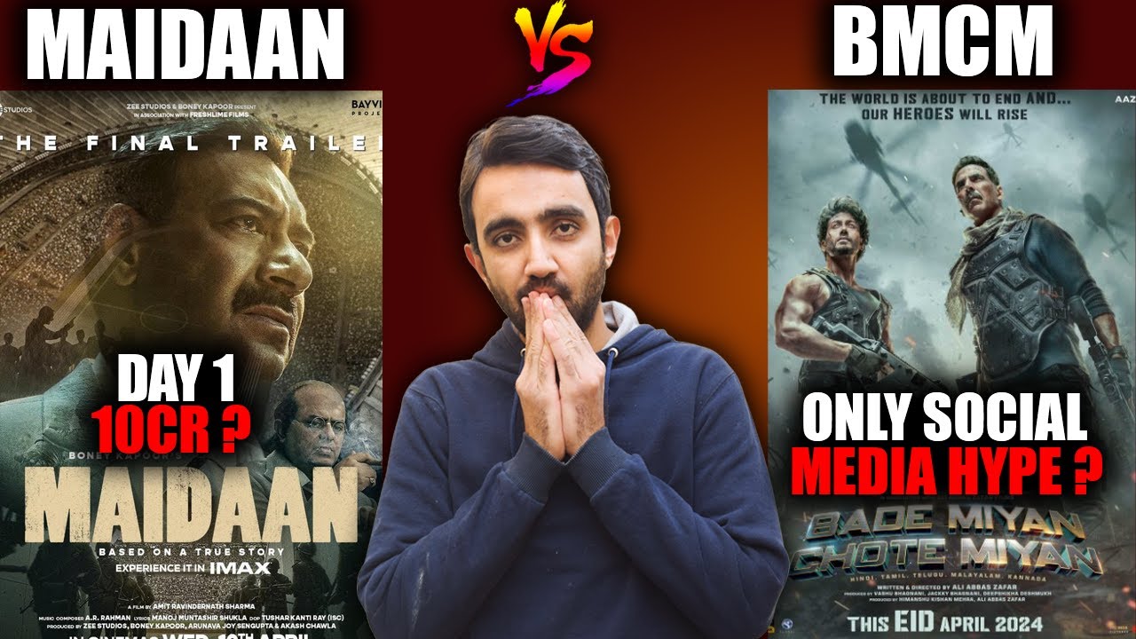 BMCM Vs Maidaan Day 1 Collection Prediction | BMCM Vs Maidaan Hype ...