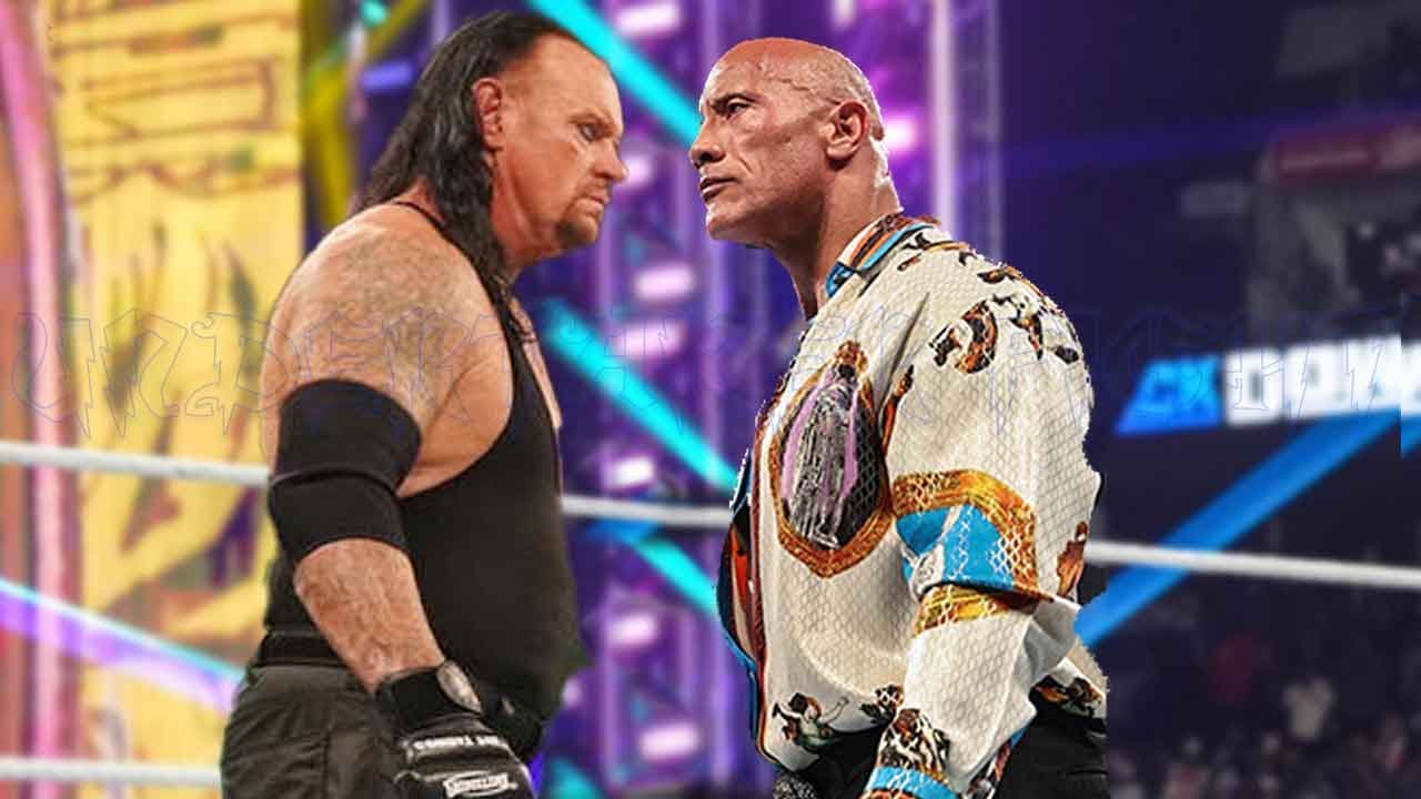 Undertaker vs The Rock Match - YouTube