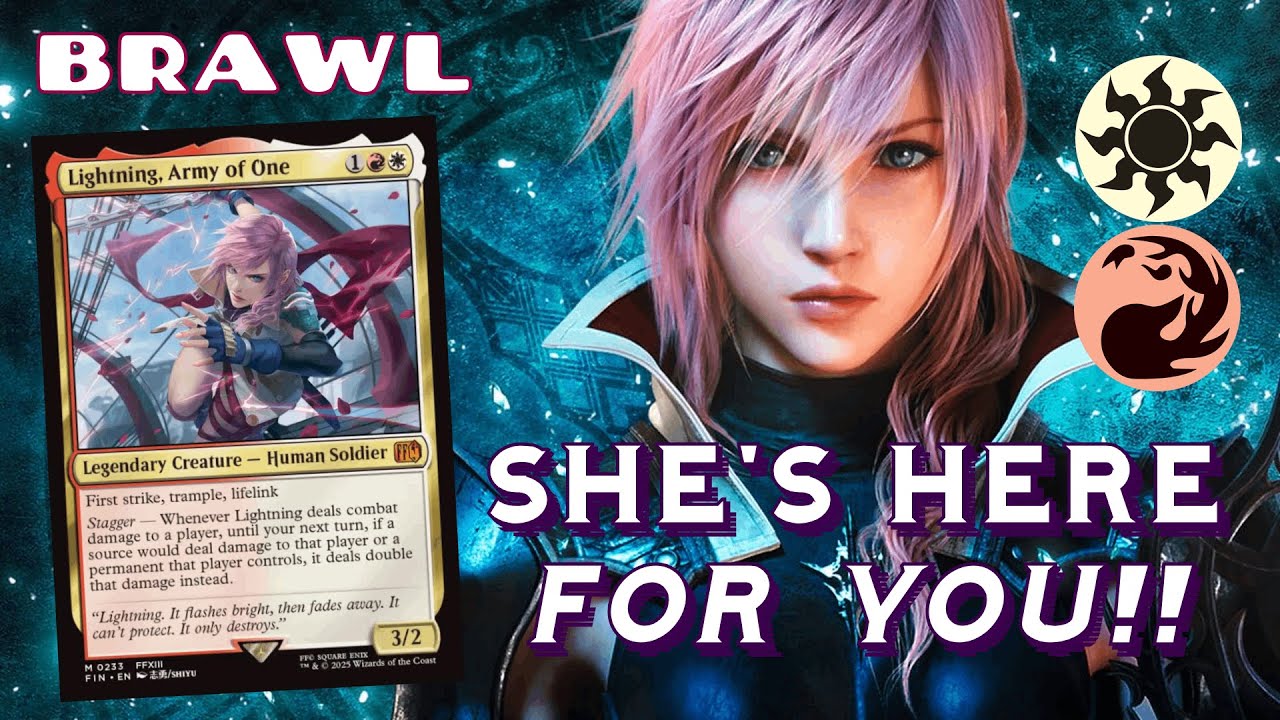 Double Damage - Lightning, Army of One - Brawl MTG Final Fantasy Arena ...